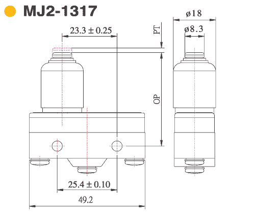 MOUJEN | MJ2 Mini Limit Switches - Features