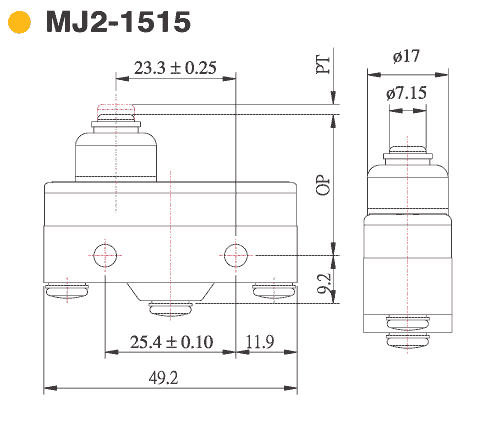 MOUJEN | MJ2 Mini Limit Switches - Features